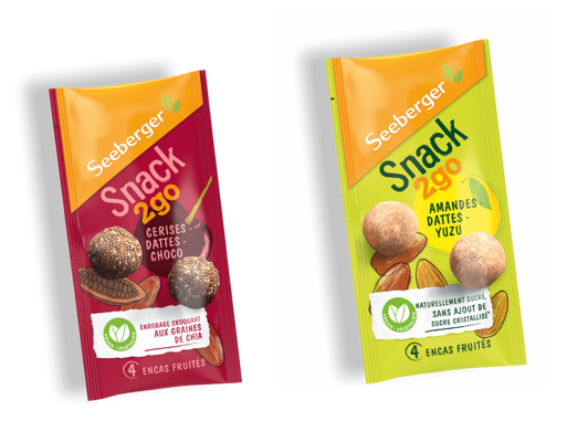 Seeberger lance des encas fruités : Snack2go | Foodinnov