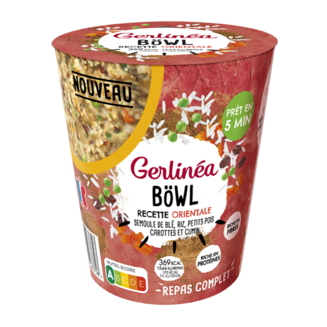 Gerlinéa étoffe sa gamme de repas minceur : Gerlinéa Bowl | Foodinnov