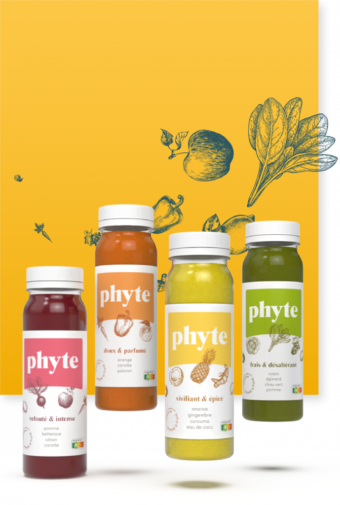 Phyte : jus pressés et laits végétaux sains stabilisés à froid par ...