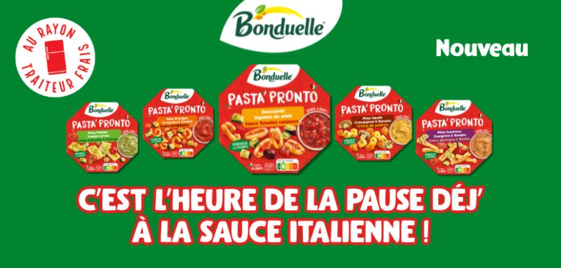 Bonduelle végétalise le snacking chaud avec sa nouvelle gamme Pasta ...
